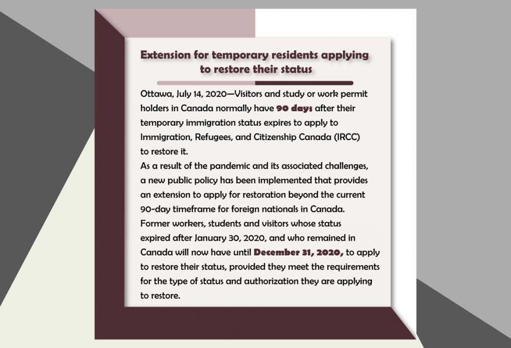 Canada temporary residents | New Brunswick