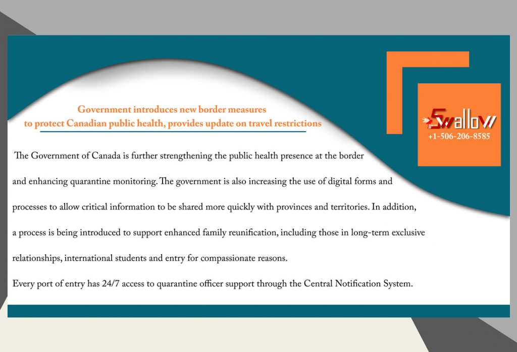 Protect Canadian public health